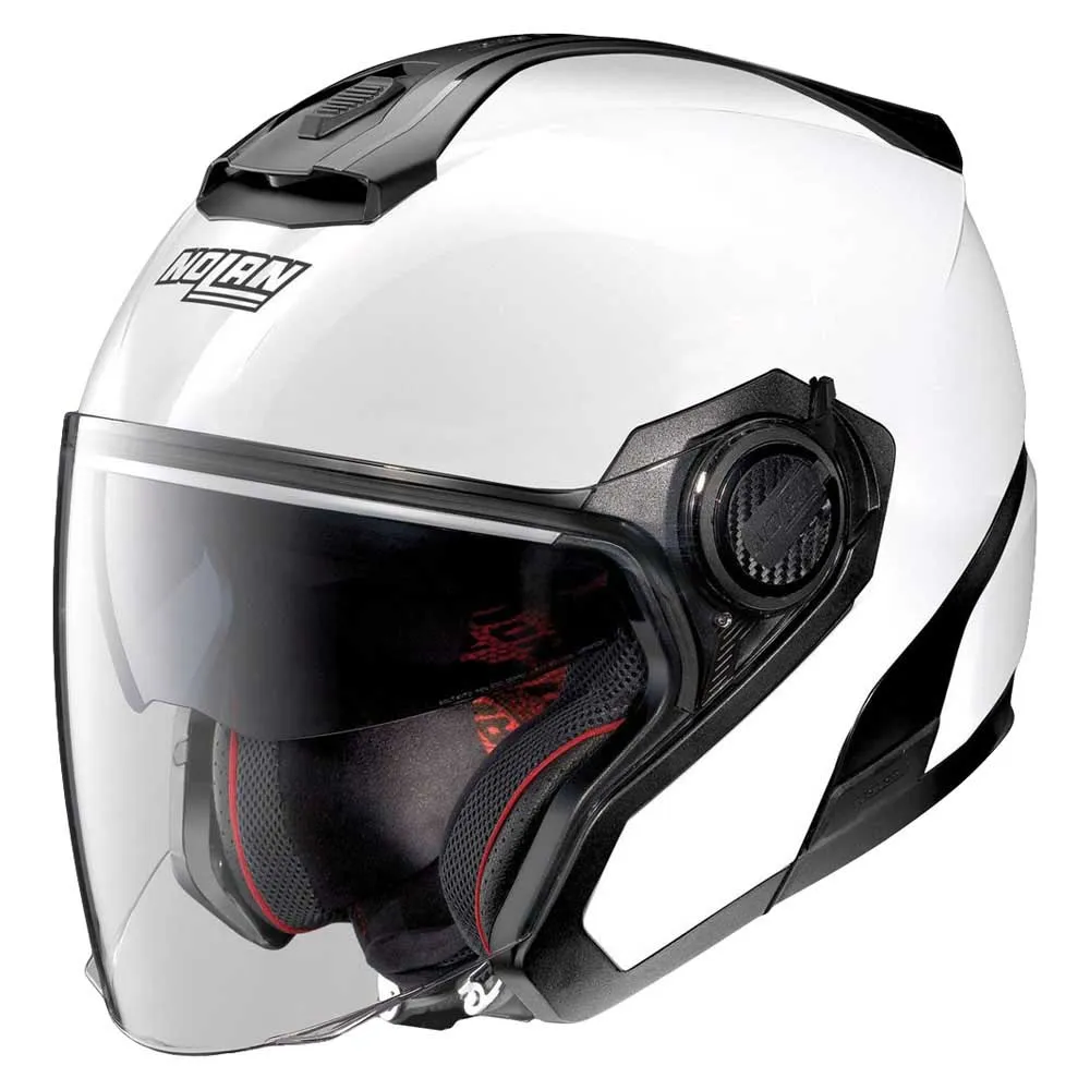 Nolan N40-5 Special N Com Open Face Helmet White, Motardinn