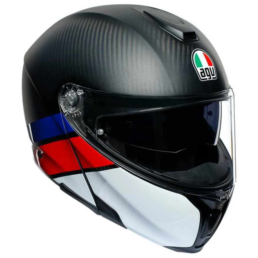 AGV Sportmodular Multi MPLK Modular Helmet Black, Motardinn