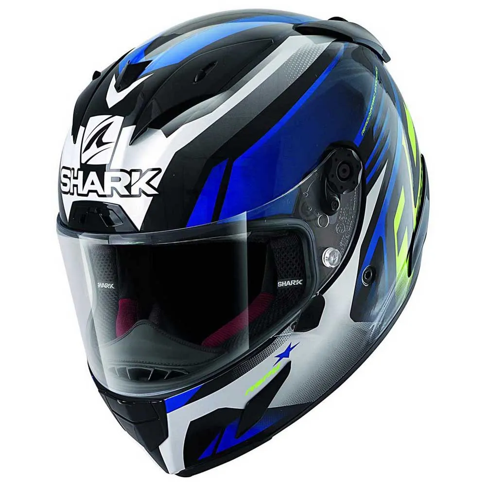 Shark Race-R Pro Aspy Full Face Helmet Black, Motardinn