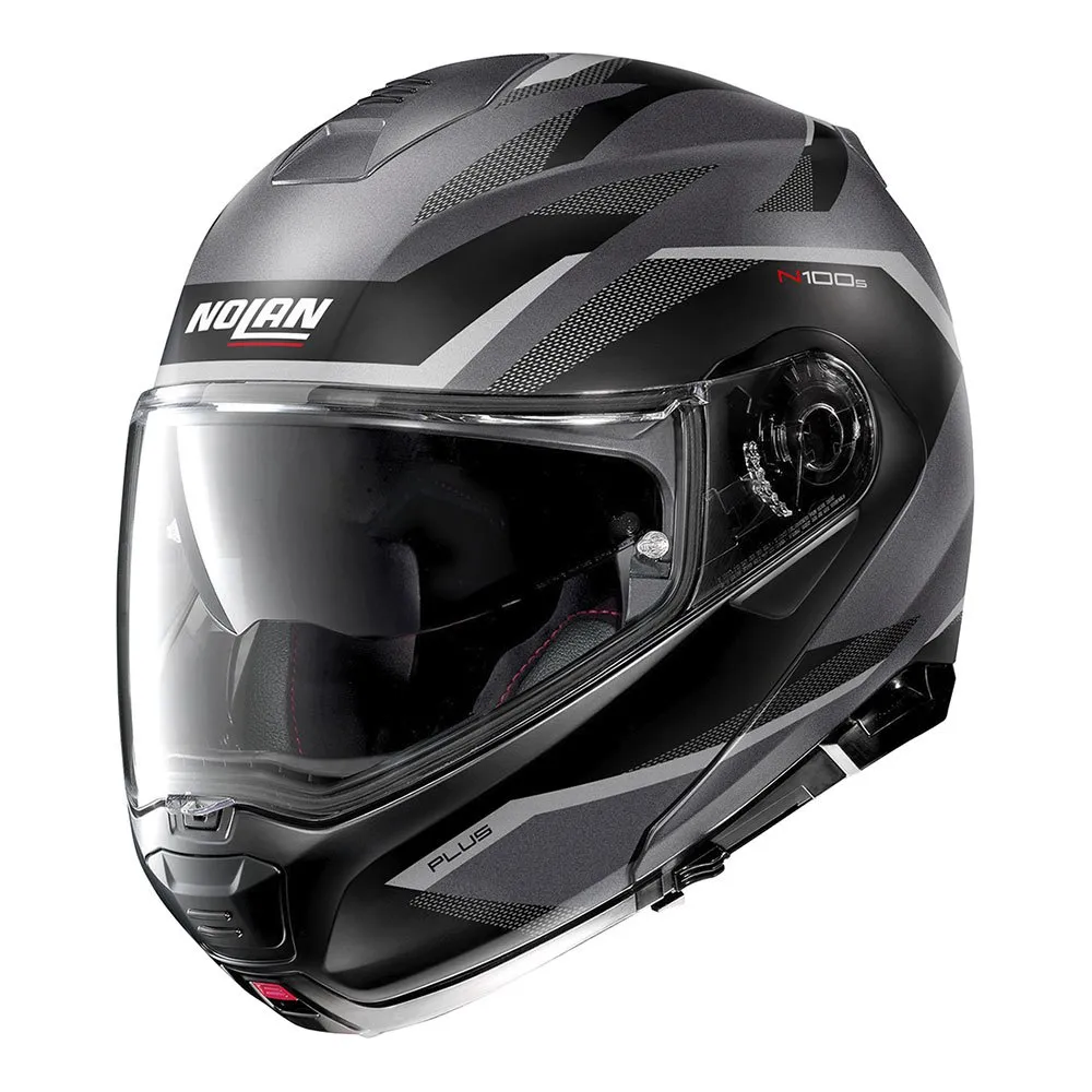 Nolan N100-5 Plus Overland N-Com Modular Helmet Black, Motardinn